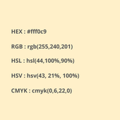 Códigos html del Color crema Esquemas ⇨【RGB,HSL,HEX】