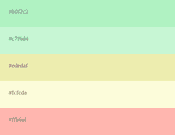 Palette de couleurs pastel [Combinaisons + Codes]