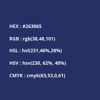 Les codes HTML de la couleur bleu cobalt Schemas ⇨【RGB, HSL, HEX】