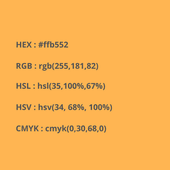 Códigos html del Color naranja claro Esquemas ⇨【RGB,HSL,HEX】