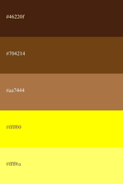 Color Sepia: Esquemas y paletas de este tono