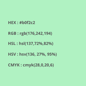 HTML codes for the color pastel green Schemes ⇨【RGB,HSL,HEX】