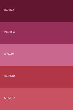 Paletas de color burdeos [códigos + combinaciones]