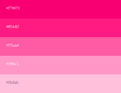 palette de couleur rose [+ Combinaisons et codes]