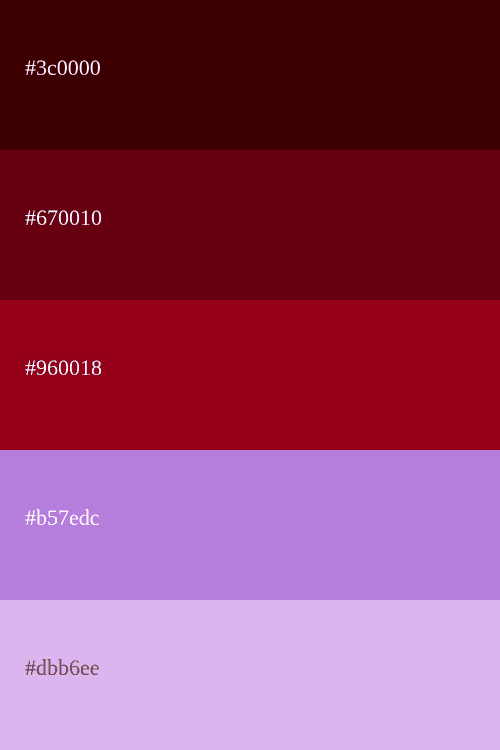 ️ Seductoras Paletas de Color Carmín 【 Combinaciones】