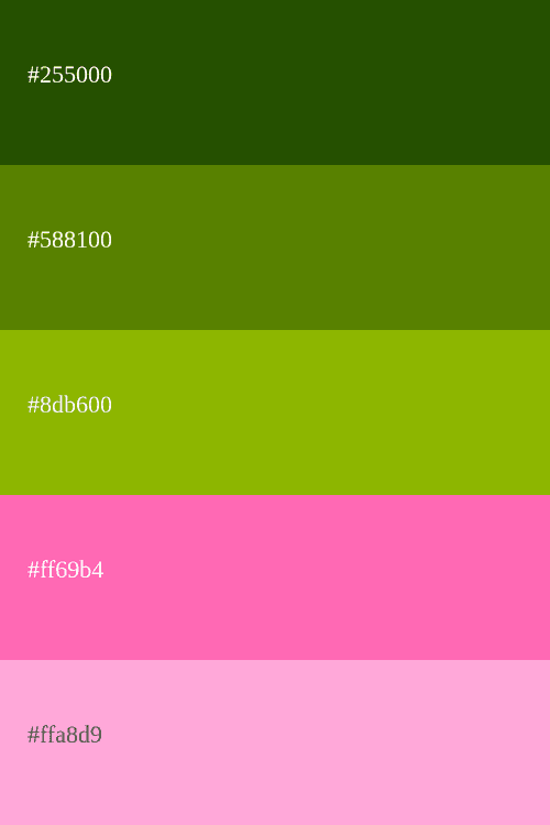 paletas de cores verde maçã [+ códigos e combinações]