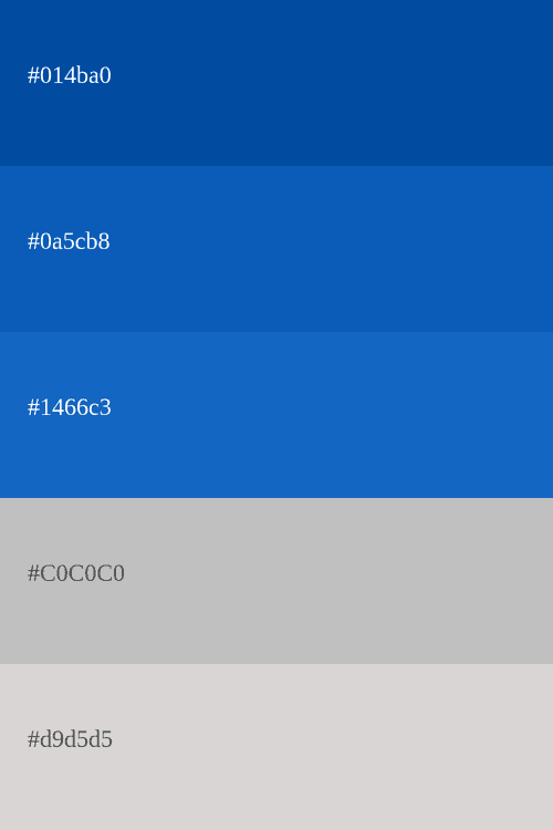 Paleta de color azul eléctrico [códigos y combinaciones]