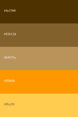 Paleta de color Ocre | códigos + combinaciones