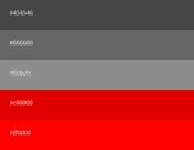 Palette de couleurs grises [Combinaisons + Codes]