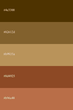 Paleta de color Ocre | códigos + combinaciones