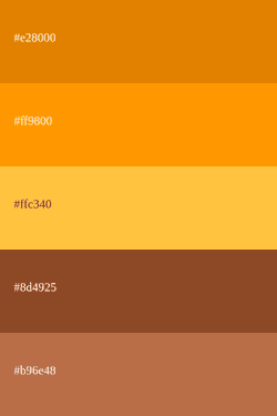 Paleta de Colores Naranja [Códigos y Combinaciones]