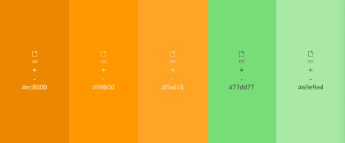 Palette de Couleurs Orange [Codes et Combinaisons]