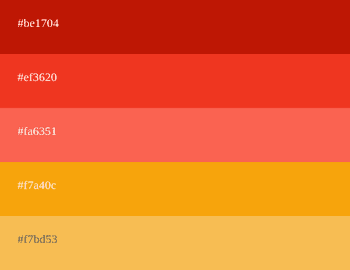 Palettes de couleurs rouges [codes + combinaisons]