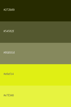 Paletas de cores verde-oliva [+ combinações]