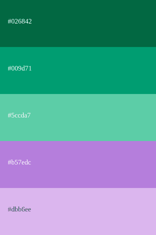 Paleta de cores ESMERALDA [códigos e combinações]