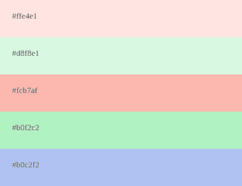 Paletas de Cores Pastel [Combinações e Códigos]