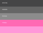 Paleta de colores grises [Combinaciones + Códigos]