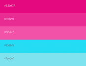 Paleta de cores Magenta 《+16 Combinações Chamativas》