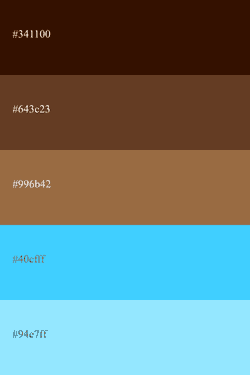 + de 10 Paletas de color Pardo + códigos y combinaciones