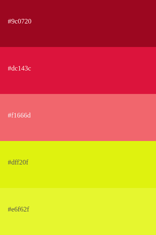 Paletas de Color Carmesí: 【Explorando la Pasión ️】