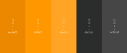 Paleta de Colores Naranja [Códigos y Combinaciones]