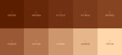 Paleta de cores marrom | [códigos e combinações]