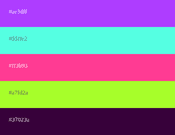 Combinez vos palettes de couleurs néon : ≫ 《Éblouissez-vous》