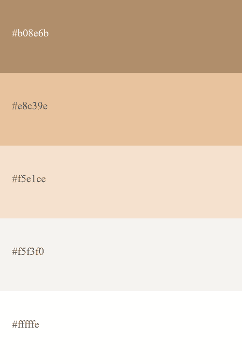 17 Palettes de couleurs beige inspirantes [+ combinaisons]