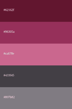 Paletas de color burdeos [códigos + combinaciones]