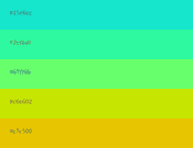 Paleta de cores Neon [códigos e combinações]