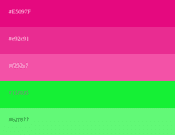 Paleta de cores Magenta 《+16 Combinações Chamativas》