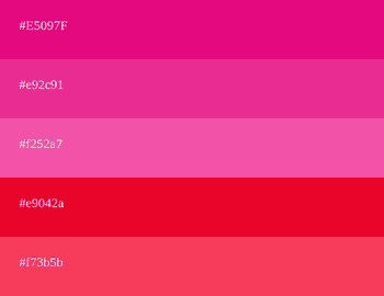 Paleta de cores Magenta 《+16 Combinações Chamativas》