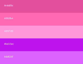 palette de couleur rose [+ Combinaisons et codes]