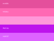 Paleta de cores rosa | [códigos de combinações e imagens]