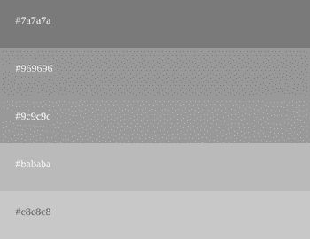 Paleta de colores grises [Combinaciones + Códigos]