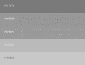 Paleta de colores grises [Combinaciones + Códigos]