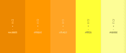 Paleta de cores laranja [Códigos e combinações]