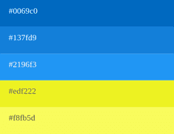 Paleta de cores azul [Tipos, combinações e tons]