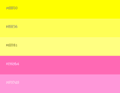 Paleta de cores amarelas [códigos e combinações]