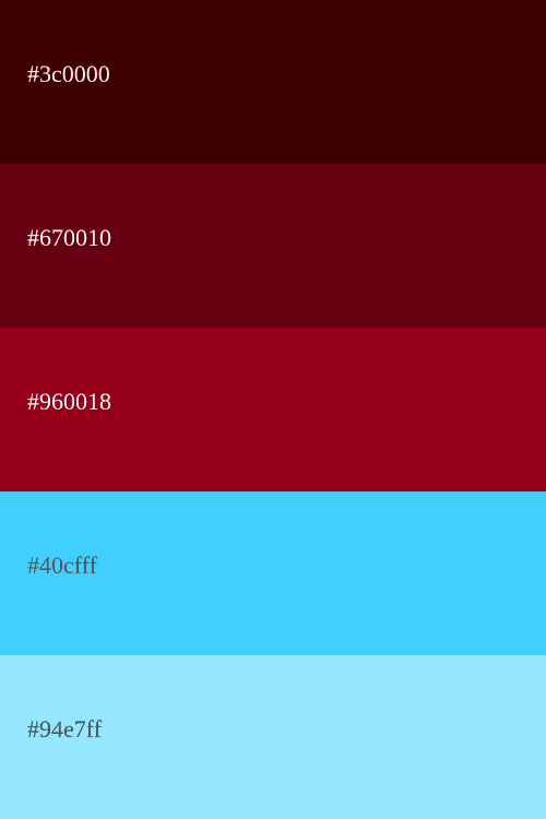 paletas de cores carmim [códigos + combinações]