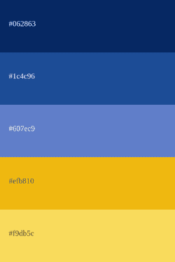 Paletas de cores índigo [+ Códigos e combinações]