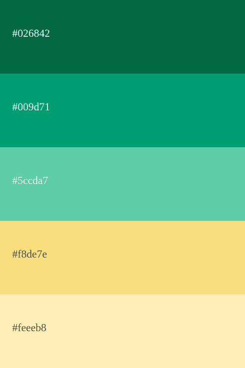 Paleta de color ESMERALDA [códigos y combinaciones]
