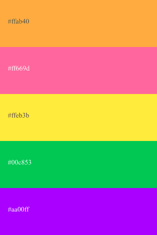 ¡Explota tu creatividad con paletas de colores Vivos!