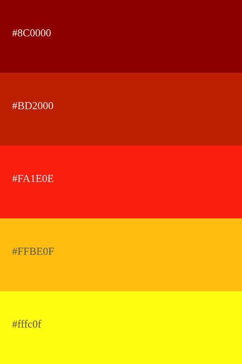 Paletas de Colores Cálidos: Inspírate《Combinaciones y Códigos》