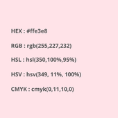 Códigos html del Color rosa palo Esquemas ⇨【RGB,HSL,HEX】