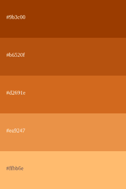 Palette de Couleurs Orange [Codes et Combinaisons]